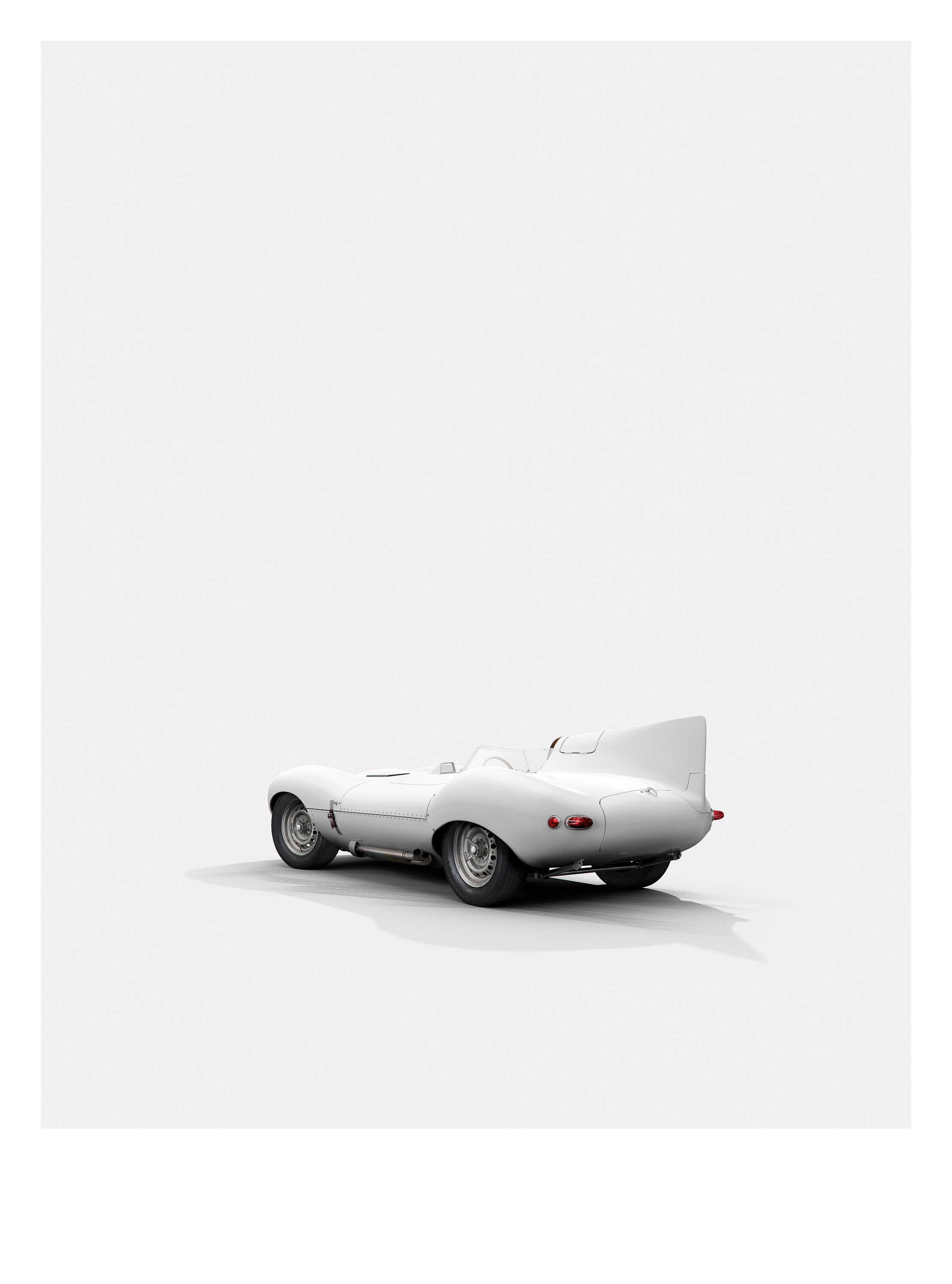 Jaguar D-type Rear Stamped Unframed - Etsy