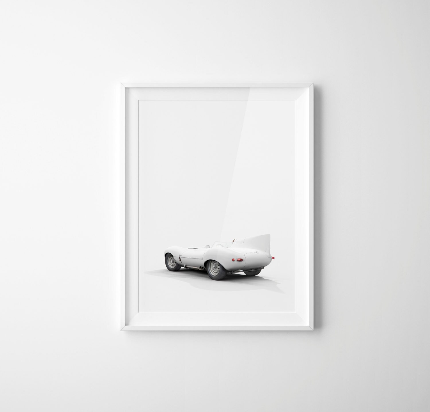 Jaguar D-type Rear Stamped Unframed - Etsy