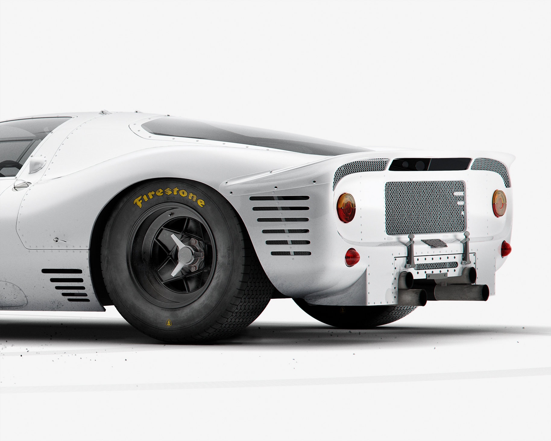 Ferrari 330 P4 Rear - Stamped - Unframed - Etsy