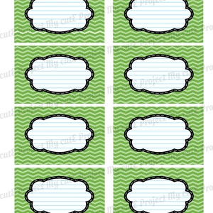 12 GIFT LABELS Printable CHEVRON Instant Download 3 - Etsy
