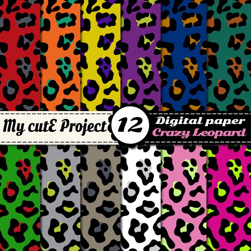 Paper, Party & Kids Clip Art & Image Files Papercraft Leopards paper ...