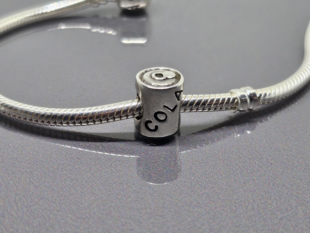PANDORA Cola Can Charm Cola Can Bead Charm Pandora Retired Pandora ...