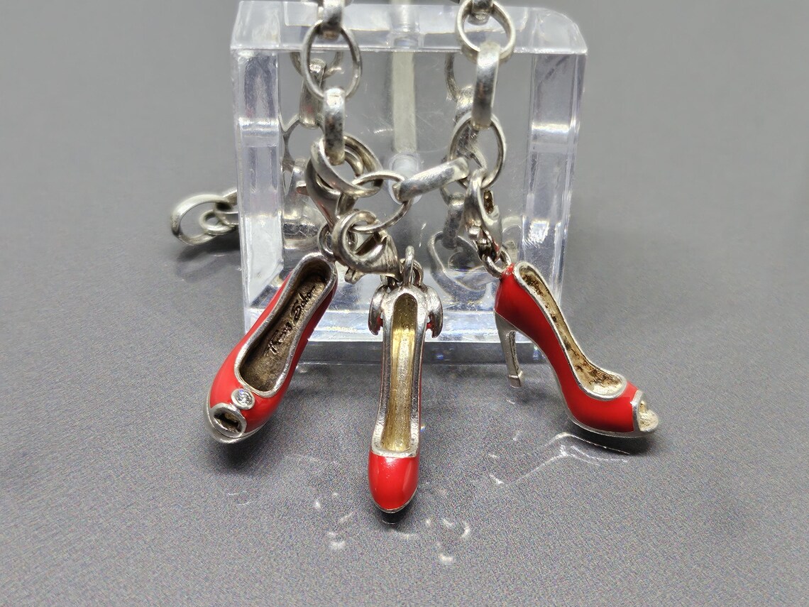 Thomas Sabo Red Enamel High Heel Shoe Dangle Winged High Heel Shoe ...