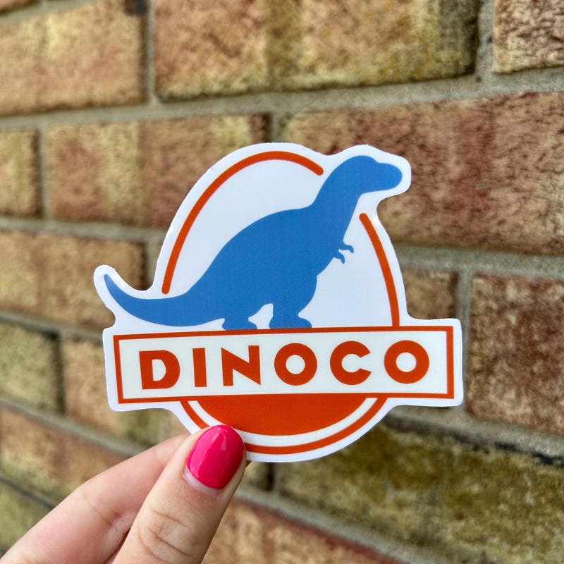 Dinoco Logo - Etsy