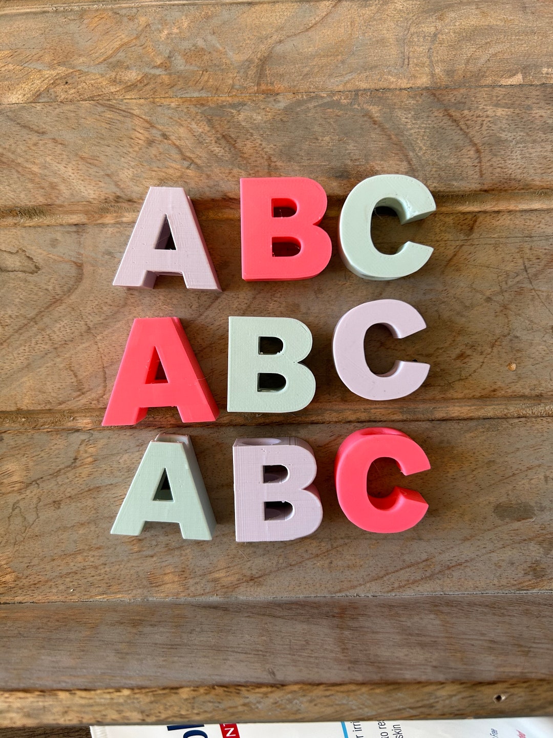 Custom Initial Straw Topper - Etsy