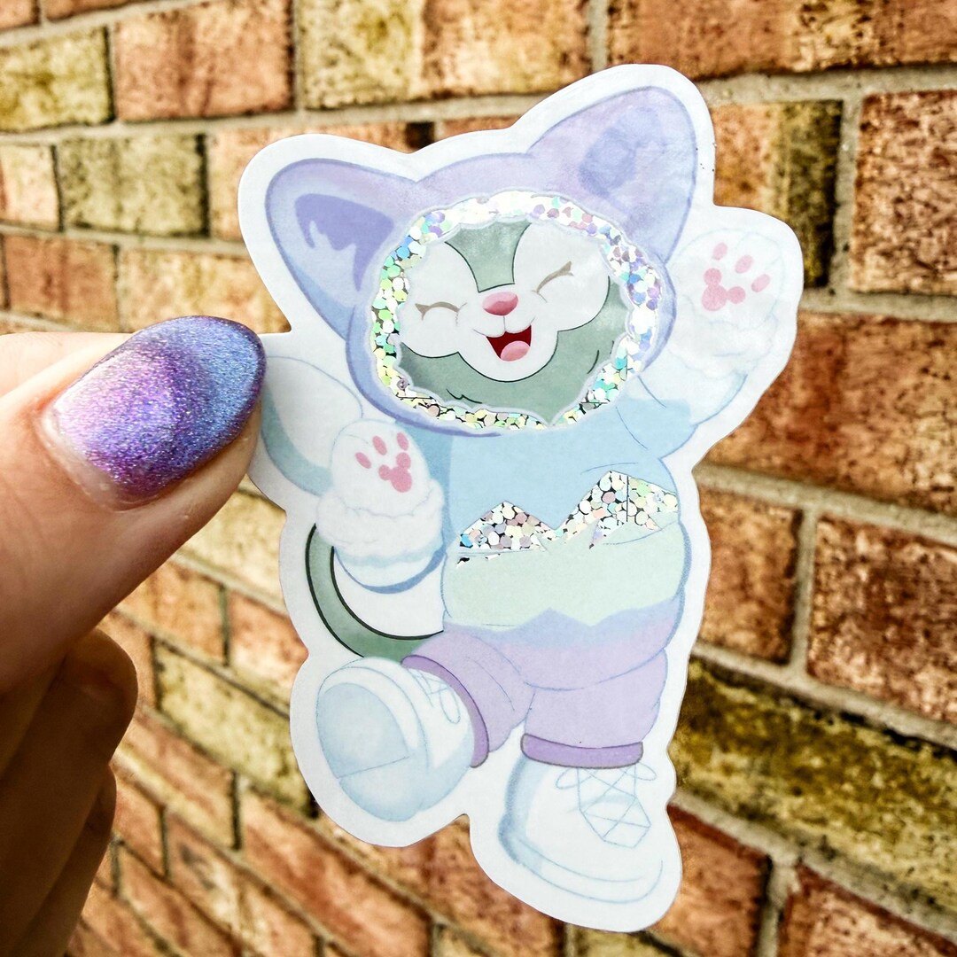 Gelatoni Vinyl Sticker | Holographic Glitter Sticker - Etsy