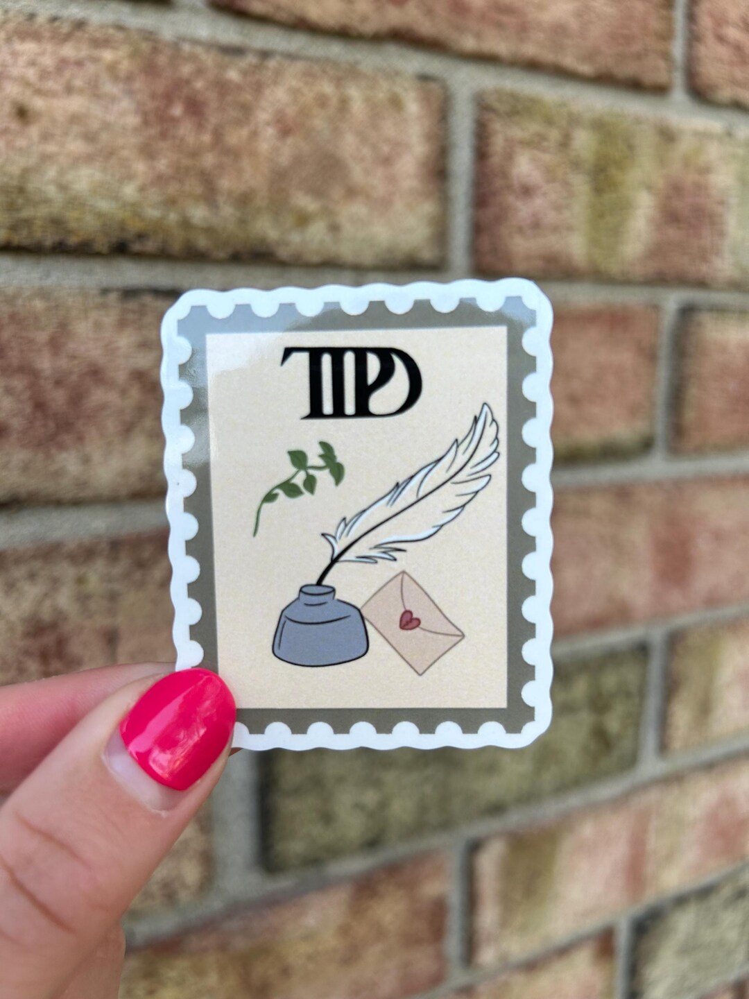 TTPD Album Stamp Vinyl Sticker, Water Resistant - Etsy
