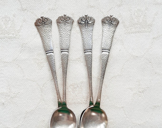 Danish Art Nouveau Coffee Spoons - Etsy