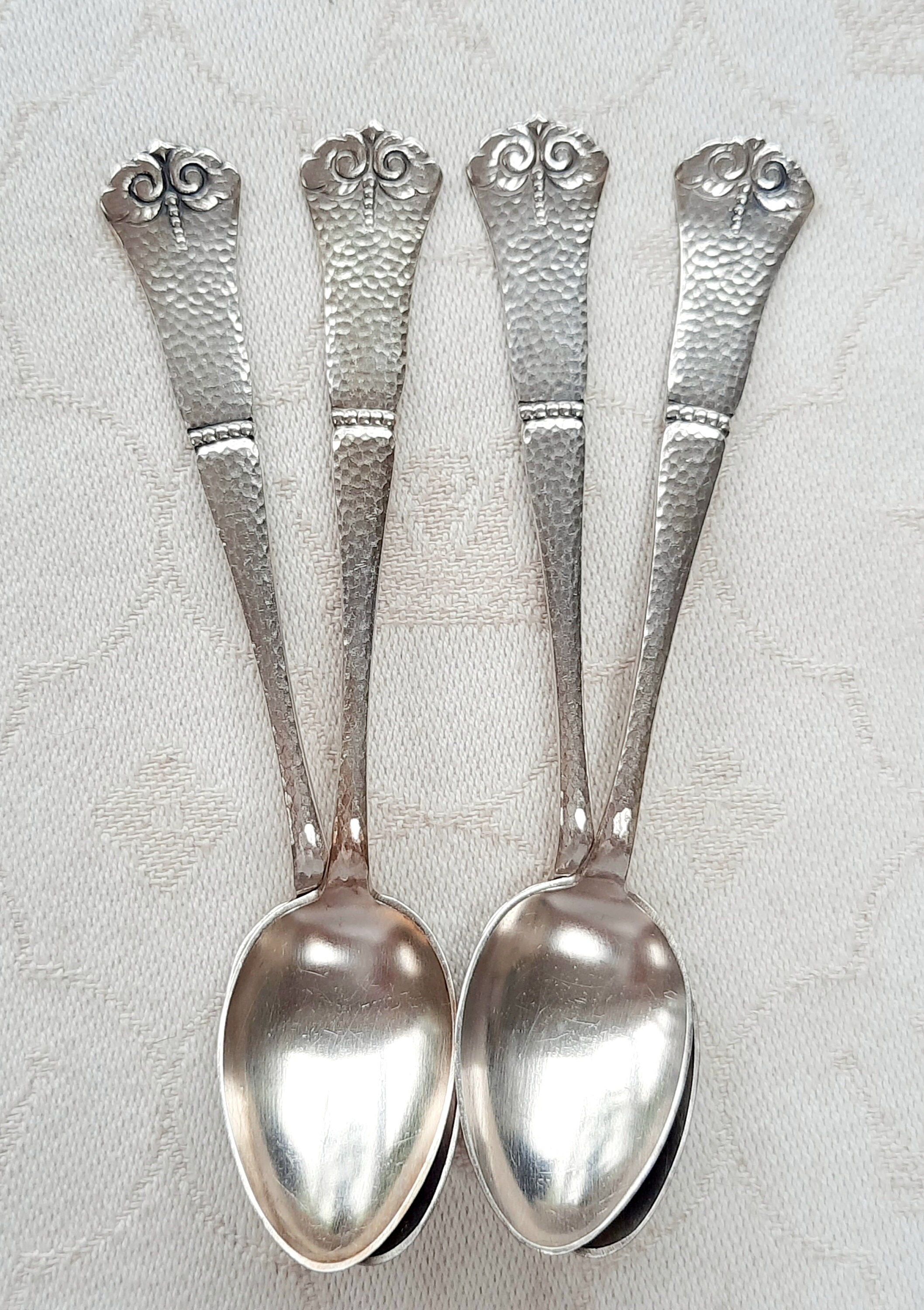 Danish Art Nouveau Coffee Spoons - Etsy