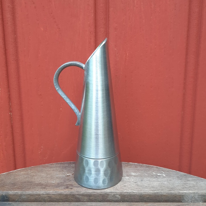 Pewter Vase Scandinavian - Etsy UK