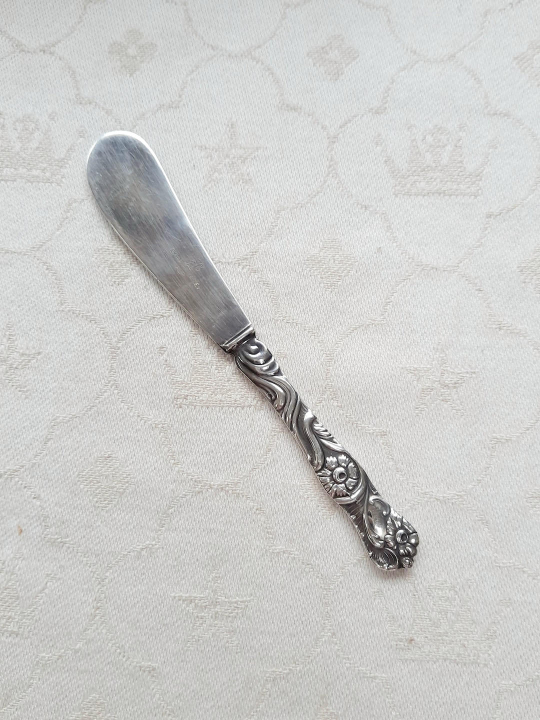 Swedish Floral Butter Spreader by Nils Johan - Etsy