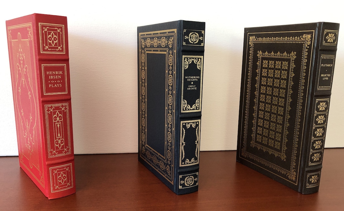 Franklin Library Books Imitation Leather - Etsy