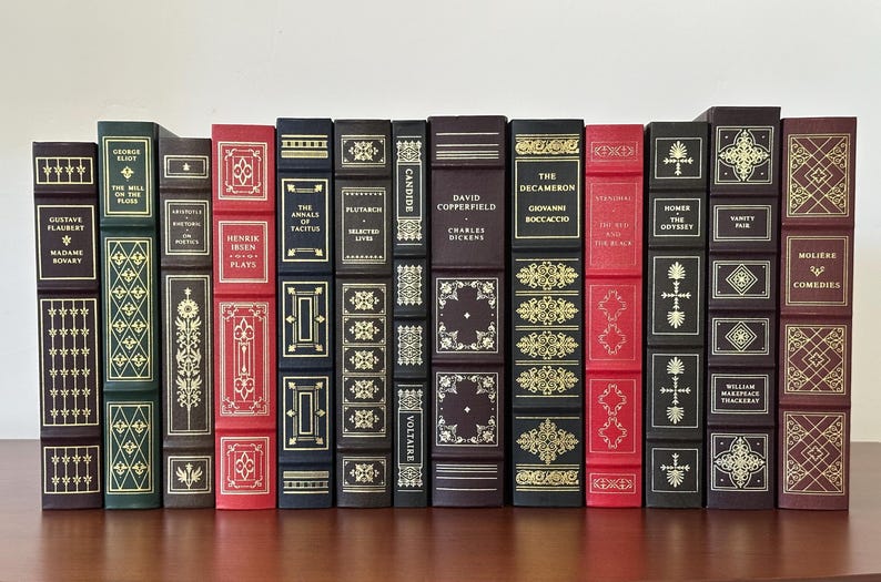 Franklin Library Books Imitation Leather - Etsy