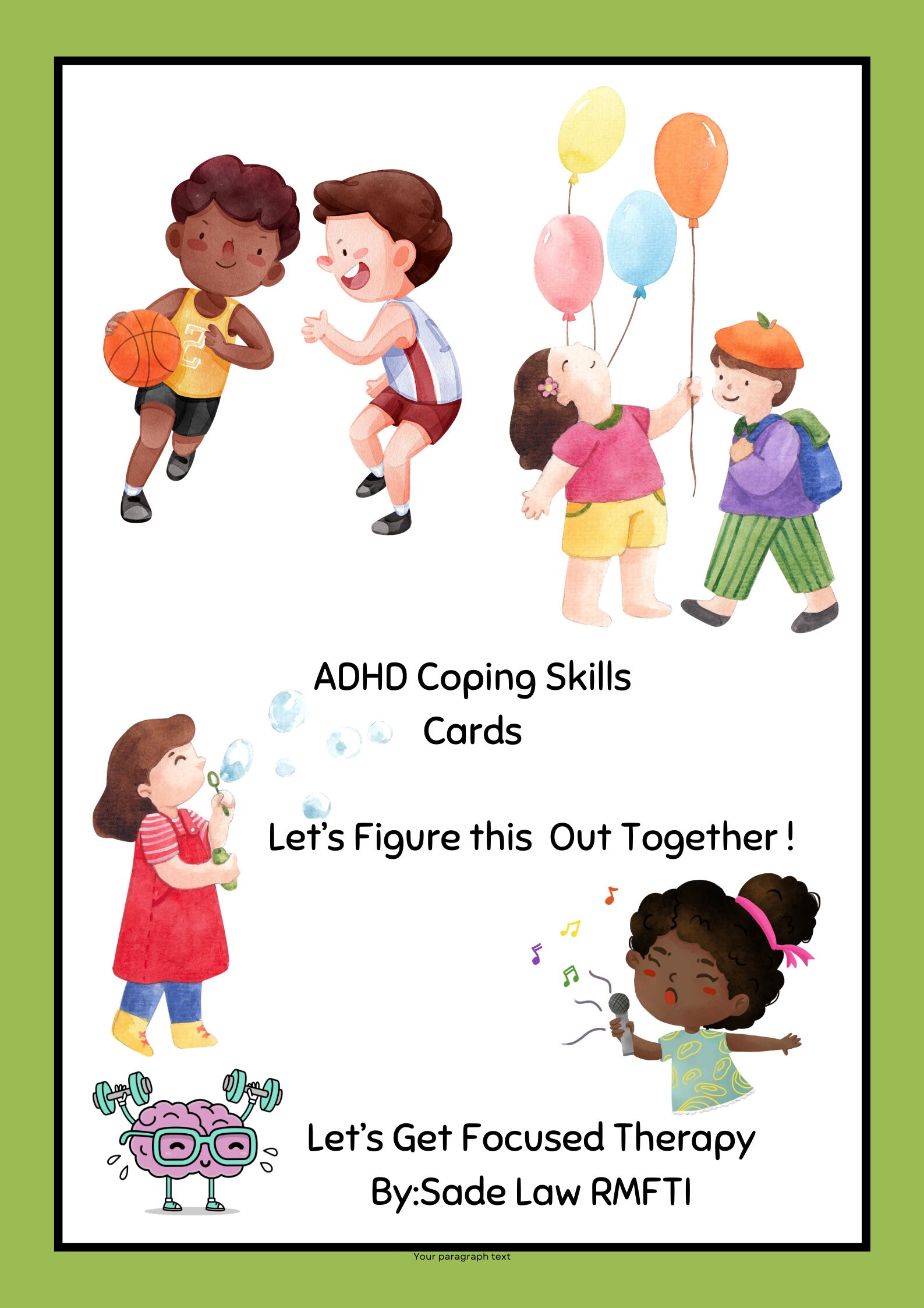 ADHD Coping Skills Cards - Etsy