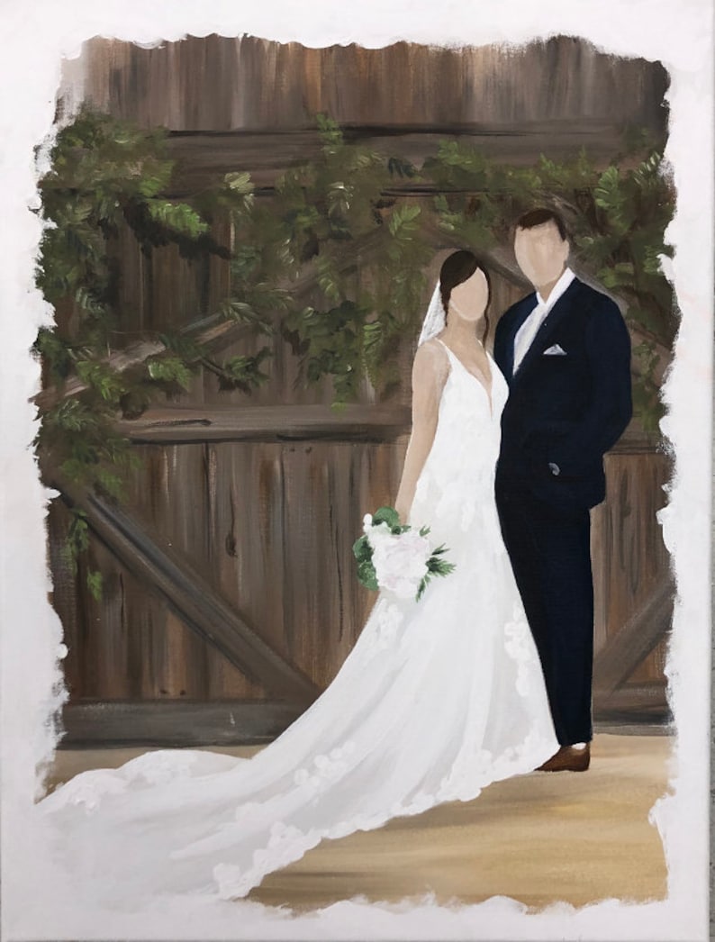 Wedding Painting, Custom Wedding Painting, Reception Painting, First ...