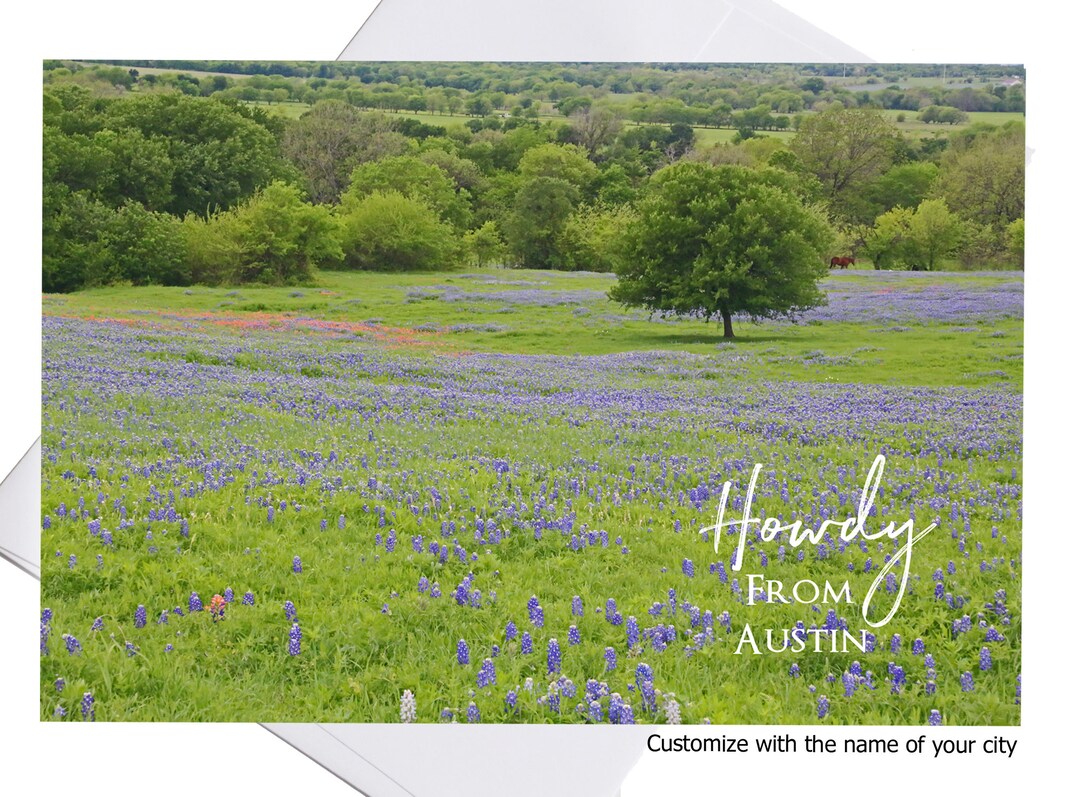 TEXAS Floral SET of 8 Blank Note Cards With Envelopes Military Vacation ...