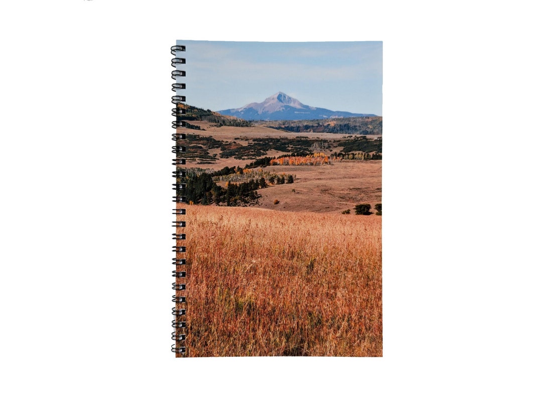 Mountain Notebook, Writing Journal, Lined Notebook Spiral Bound ...