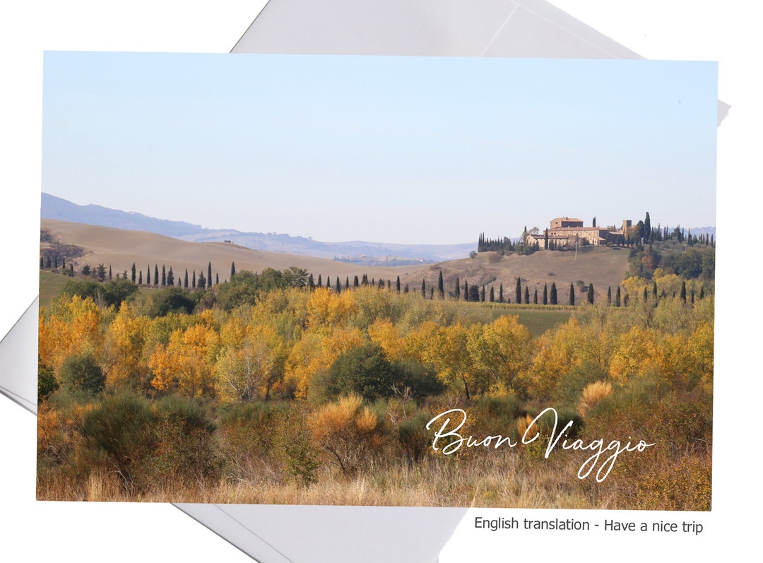 Tuscany Italy Stationery, Italy Gifts, Blank Note Cards, Folded ...