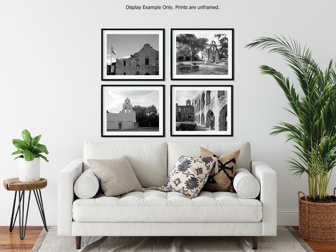 San Antonio Texas Photography Print Set Black and White Prints Texas ...