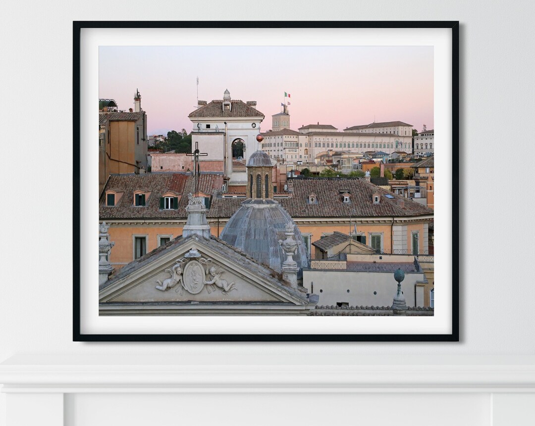 Pastel Rome Italy Wall Art Photography Print Italy Wall Art Canvas ...