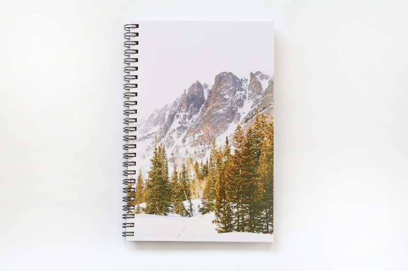 Mountain Notebook Writing Journal Lined Notebook National - Etsy