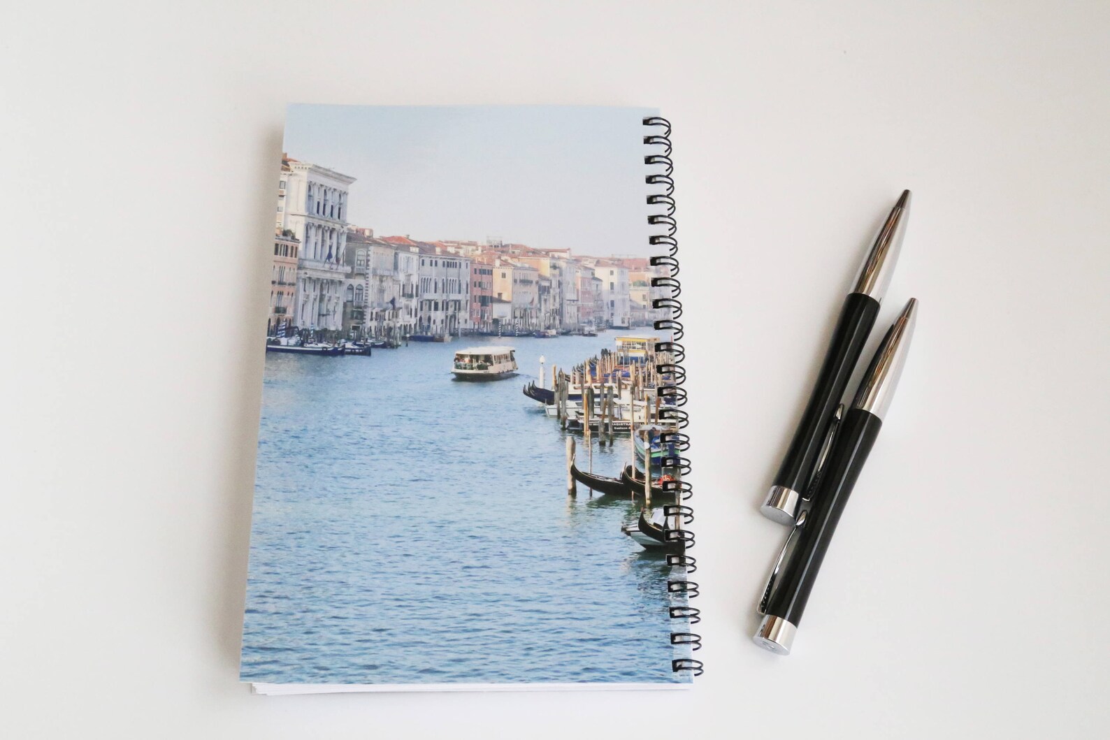 Travel Notebook, Italy Journal, Italy Gift, Venice Notebook, Spiral ...