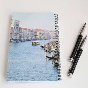 Travel Notebook, Italy Journal, Italy Gift, Venice Notebook, Spiral ...