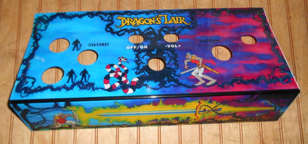 Arcade 1up Dragon's Lair Waterfall Deck Overlay Easy Mod - Etsy