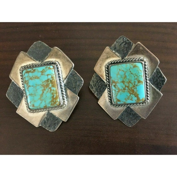 RON WESLEY Native American Taos Pueblo Turquoise Ster… - Gem
