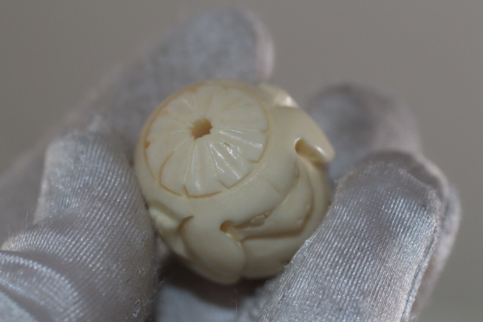 Antique OJIME Netsuke Slide Bead - Etsy
