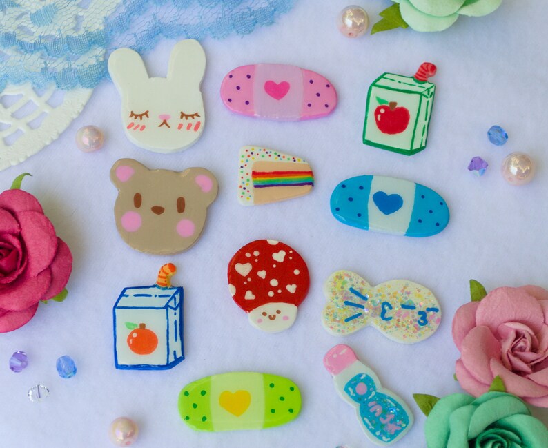 Cute Kawaii Juice Box Polymer Clay Pins Orange Juice Apple - Etsy