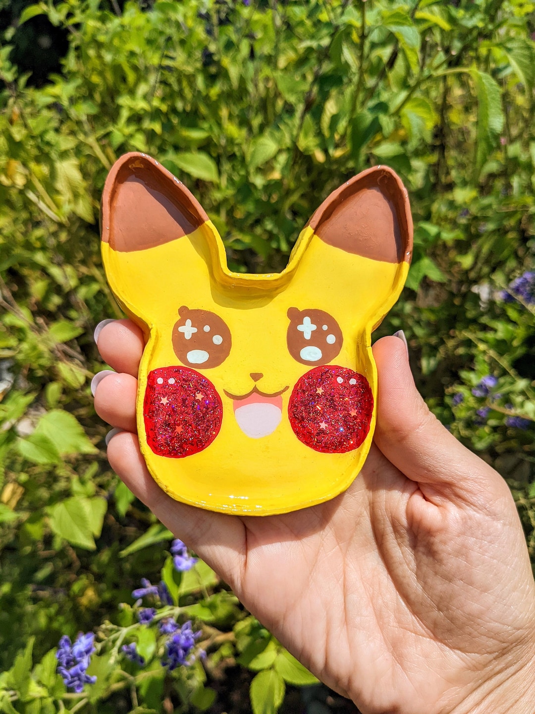 Pikachu Air Dry Clay Trinket Dish Pokemon Kawaii Cute - Etsy