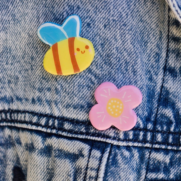 Polymer Clay Pin - Etsy