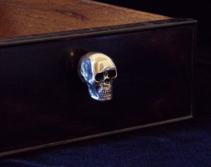 Skull Cabinet Knob Solid Bronze Drawer Knob Interior Design - Etsy