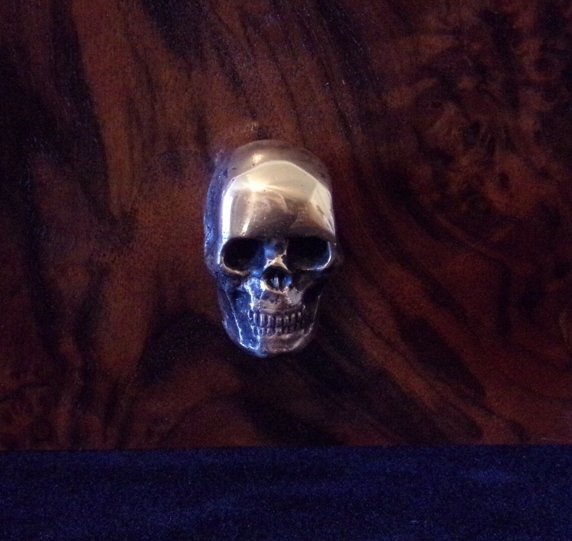 Skull Cabinet Knob Solid Bronze Drawer Knob Interior Design | Etsy