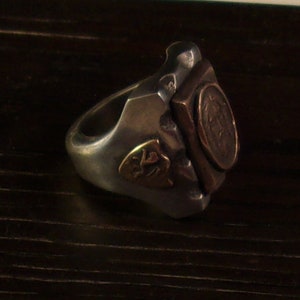 Sacred Shroud Ring, Mexican Biker Ring, Souvenir Ring, Face of Jesus ...