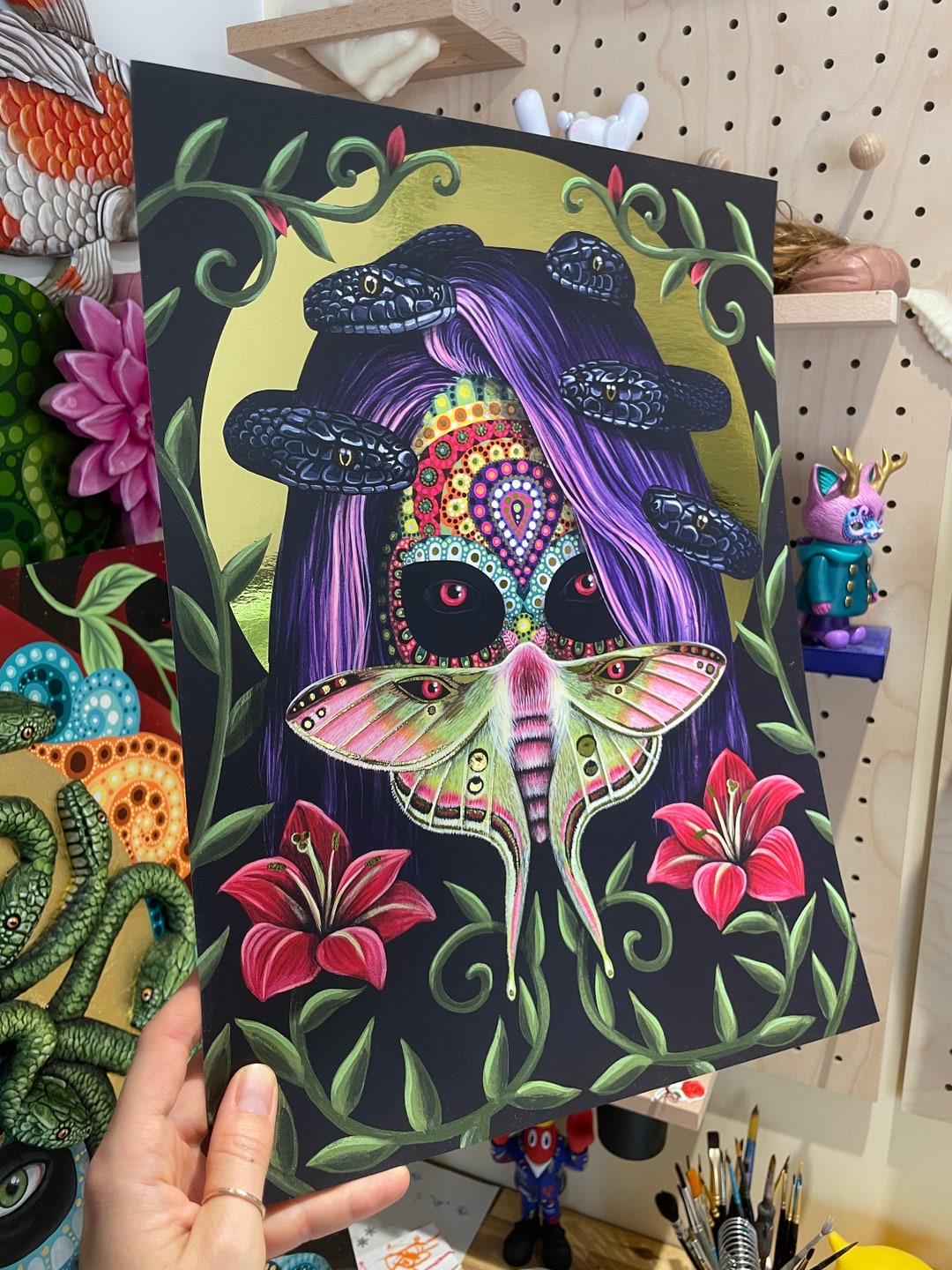 Anael Print Gold Edition - Etsy