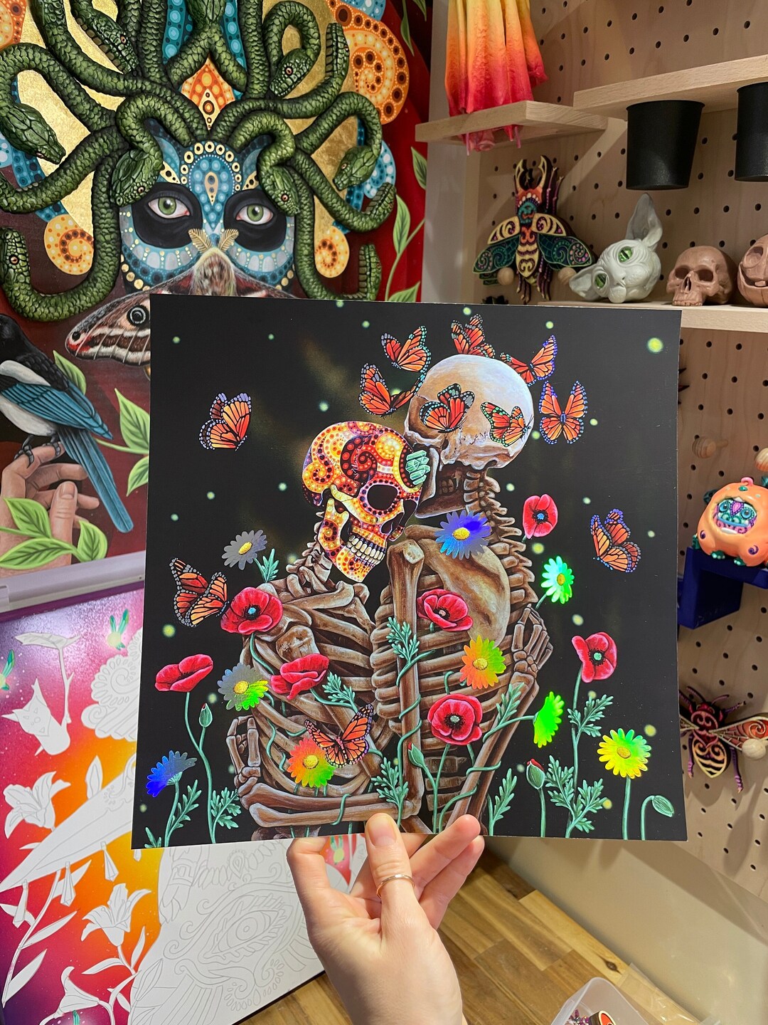 Intertwine Holographic Print - Etsy