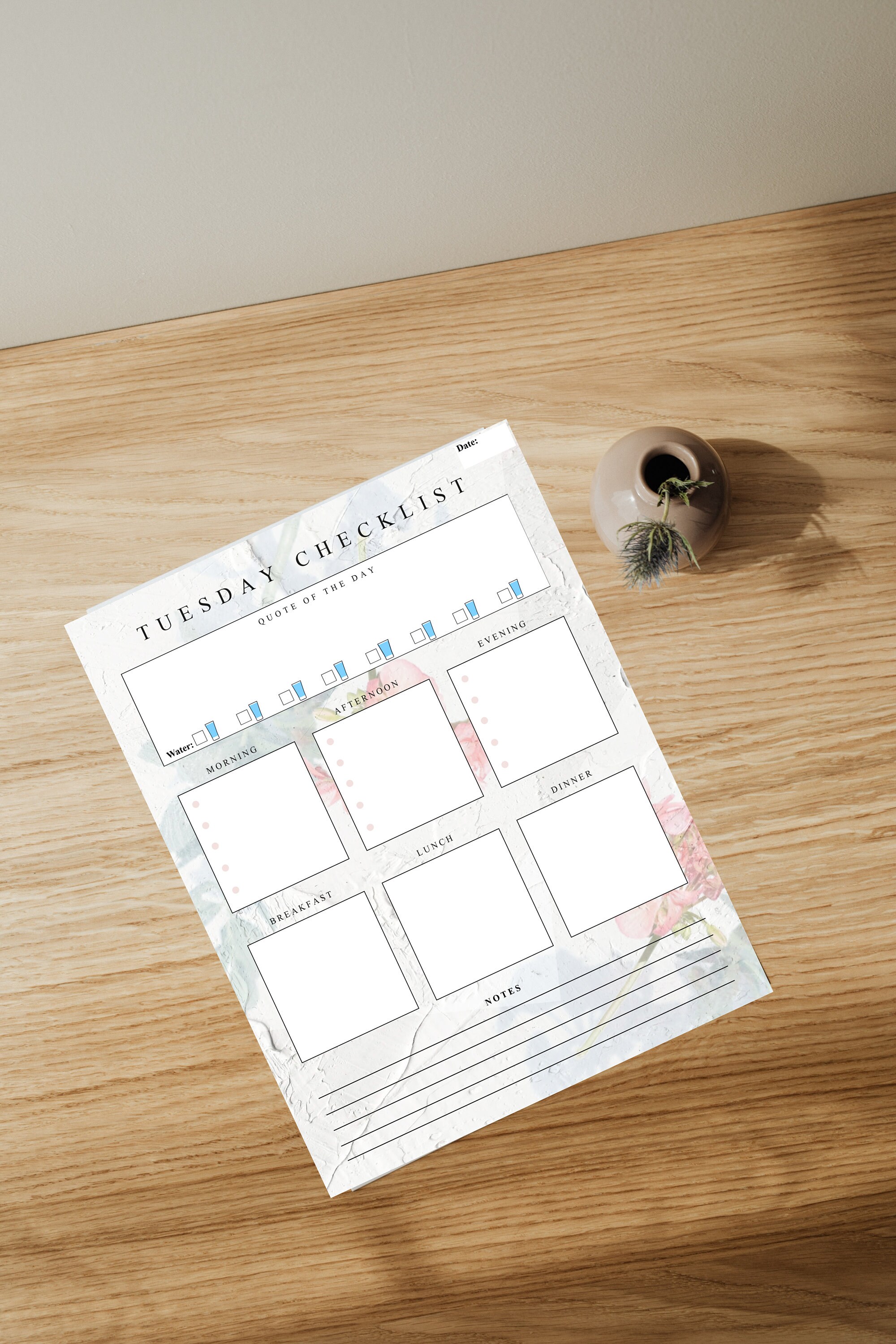 Daily Checklist, 7 Day Planner Checklist - Etsy