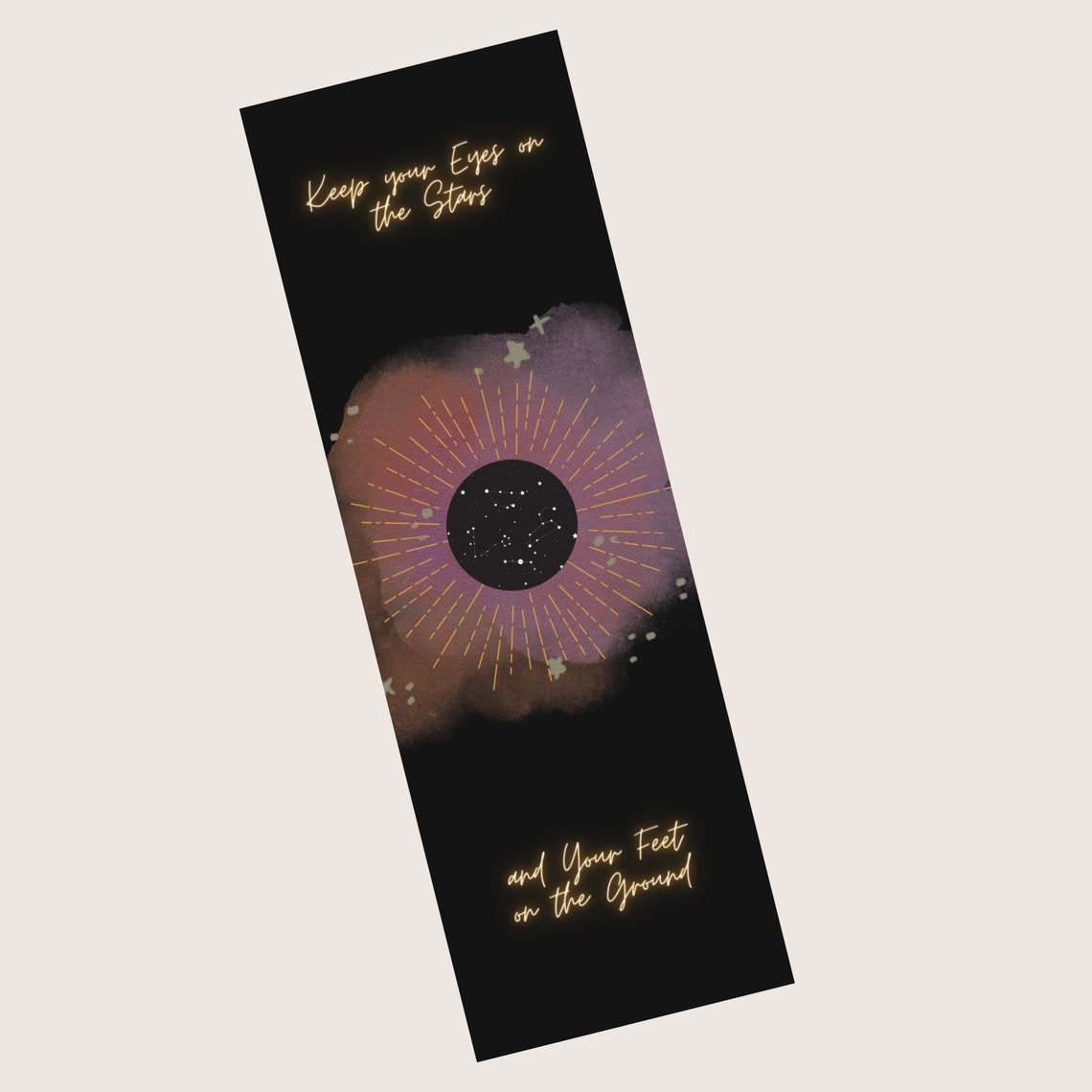 4 Astrology Stars Bookmarks, Stars Sun Moon Space Bookmark, Reading ...