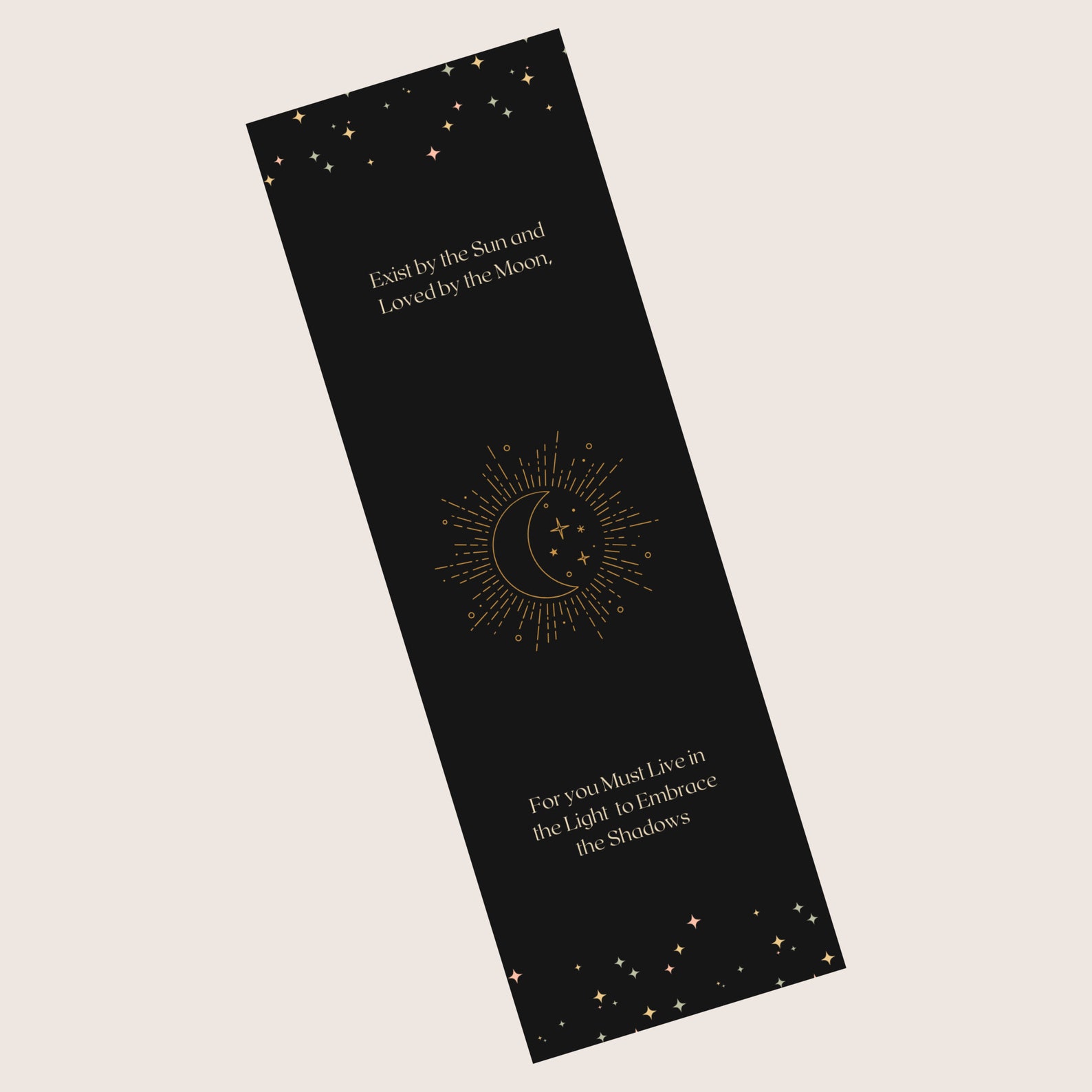 4 Astrology Stars Bookmarks, Stars Sun Moon Space Bookmark, Reading ...