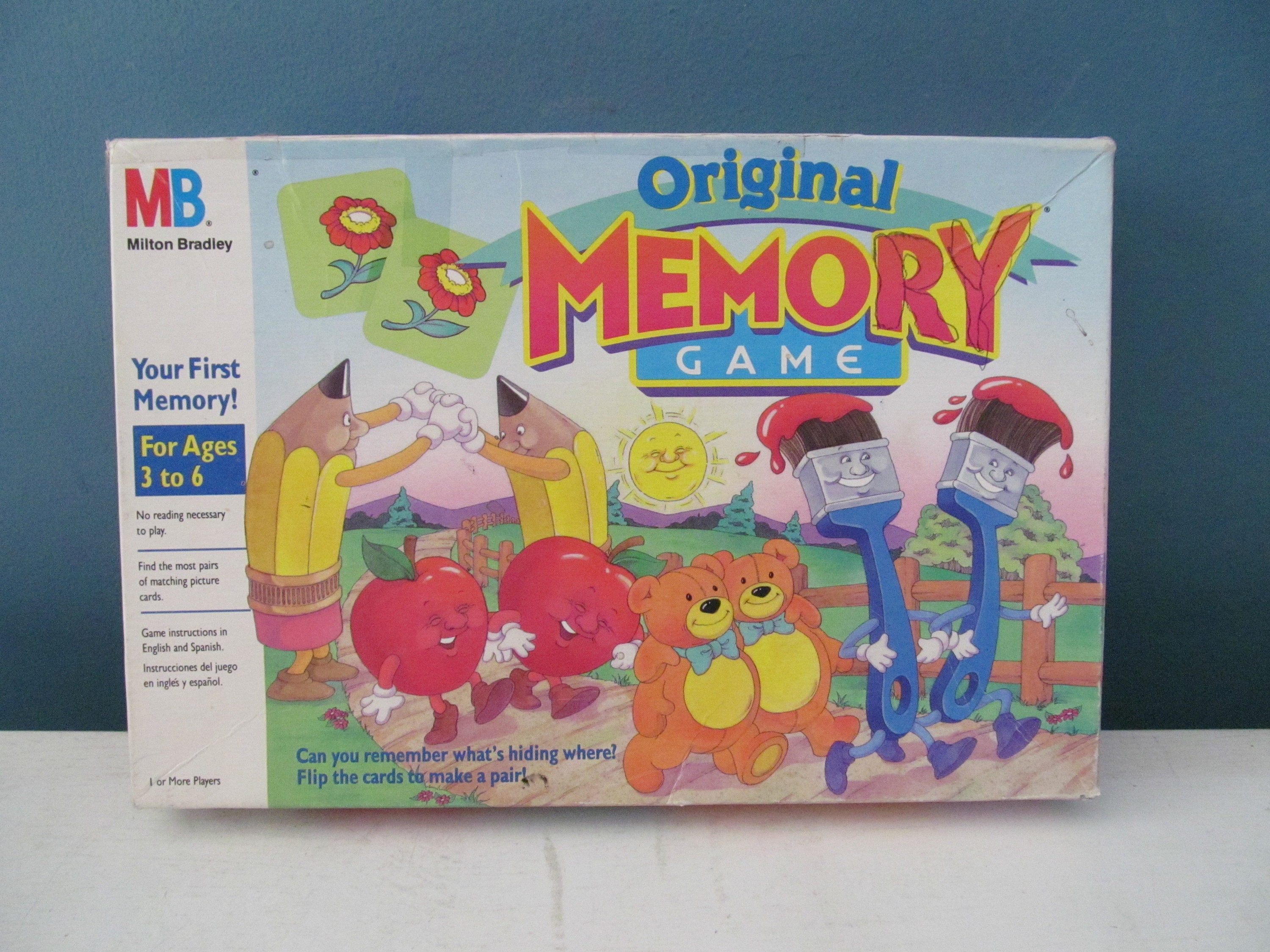 Milton Bradley Original Memory Game Cards