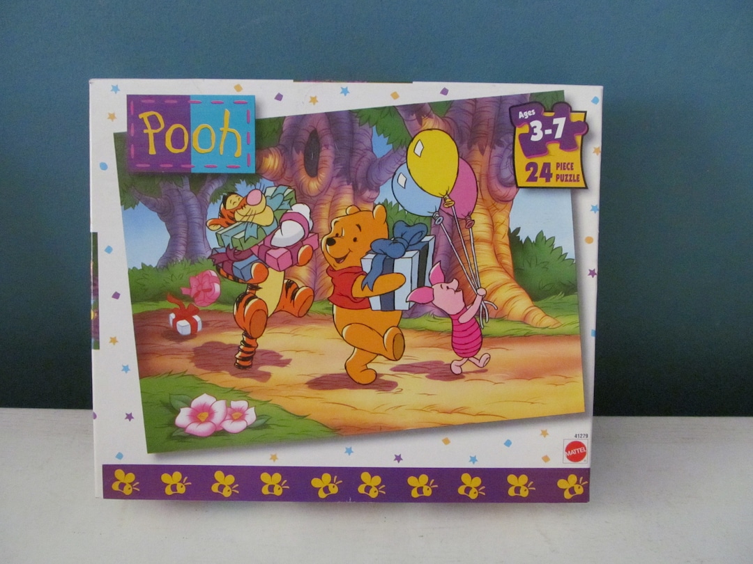 Vintage / Retro 1997 Walt Disney's Winnie the Pooh Happy Birthday Party ...