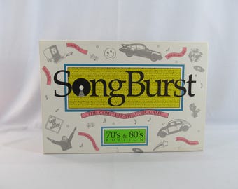 Vintage / Retro 1992 Song Burst the Complete the Lyric Game 70's & 80's ...