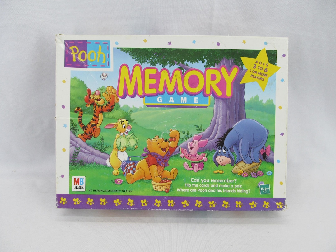 Vintage / Retro 1996 Walt Disney's Winnie the Pooh Memory Game by MB ...