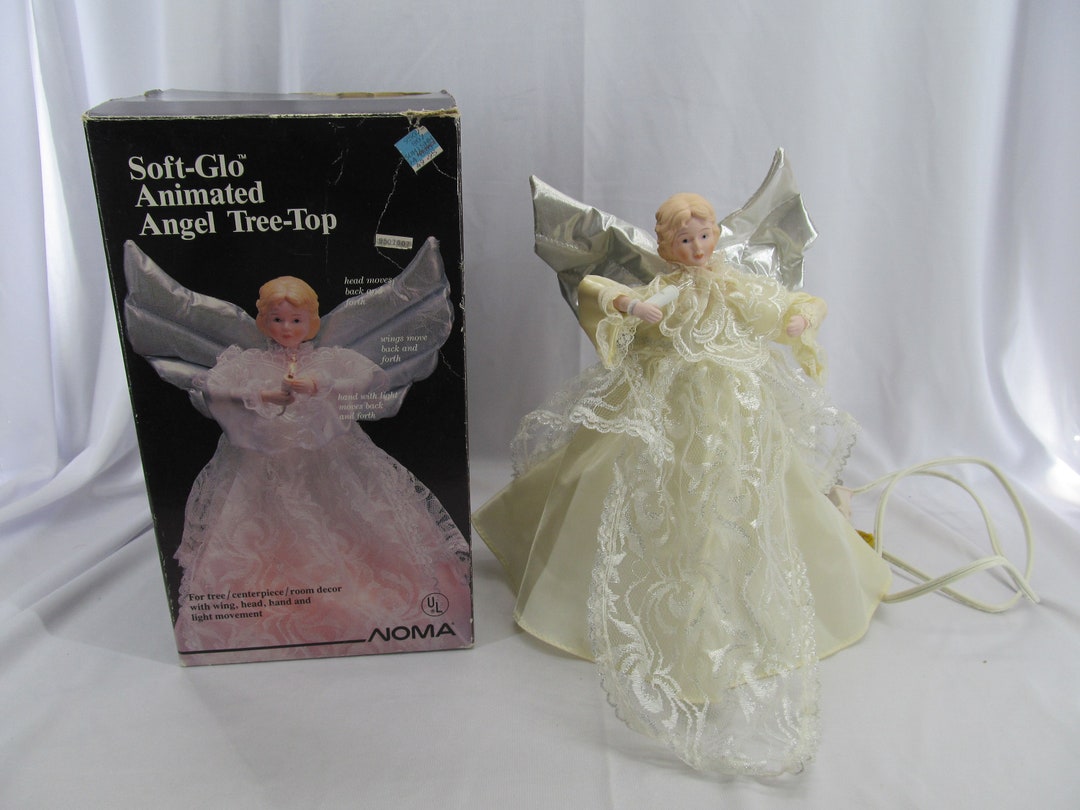 Vintage / Retro Noma Soft-glo Animated Angel Light up Christmas Tree ...