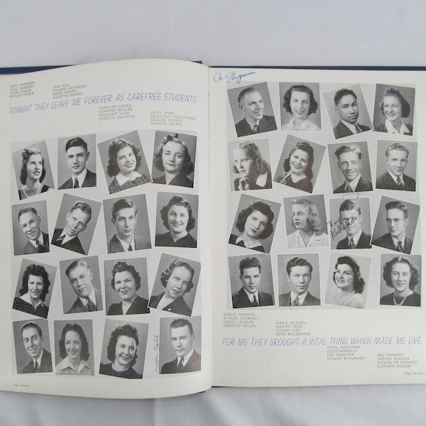 Vintage School Year Book - Etsy