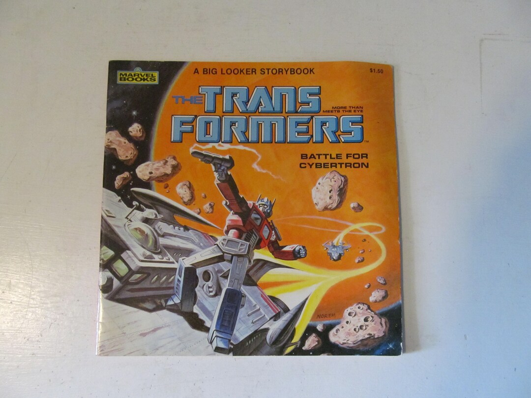 Vintage / Retro 1984 the Transformers Battle for Cybertron Softcover ...
