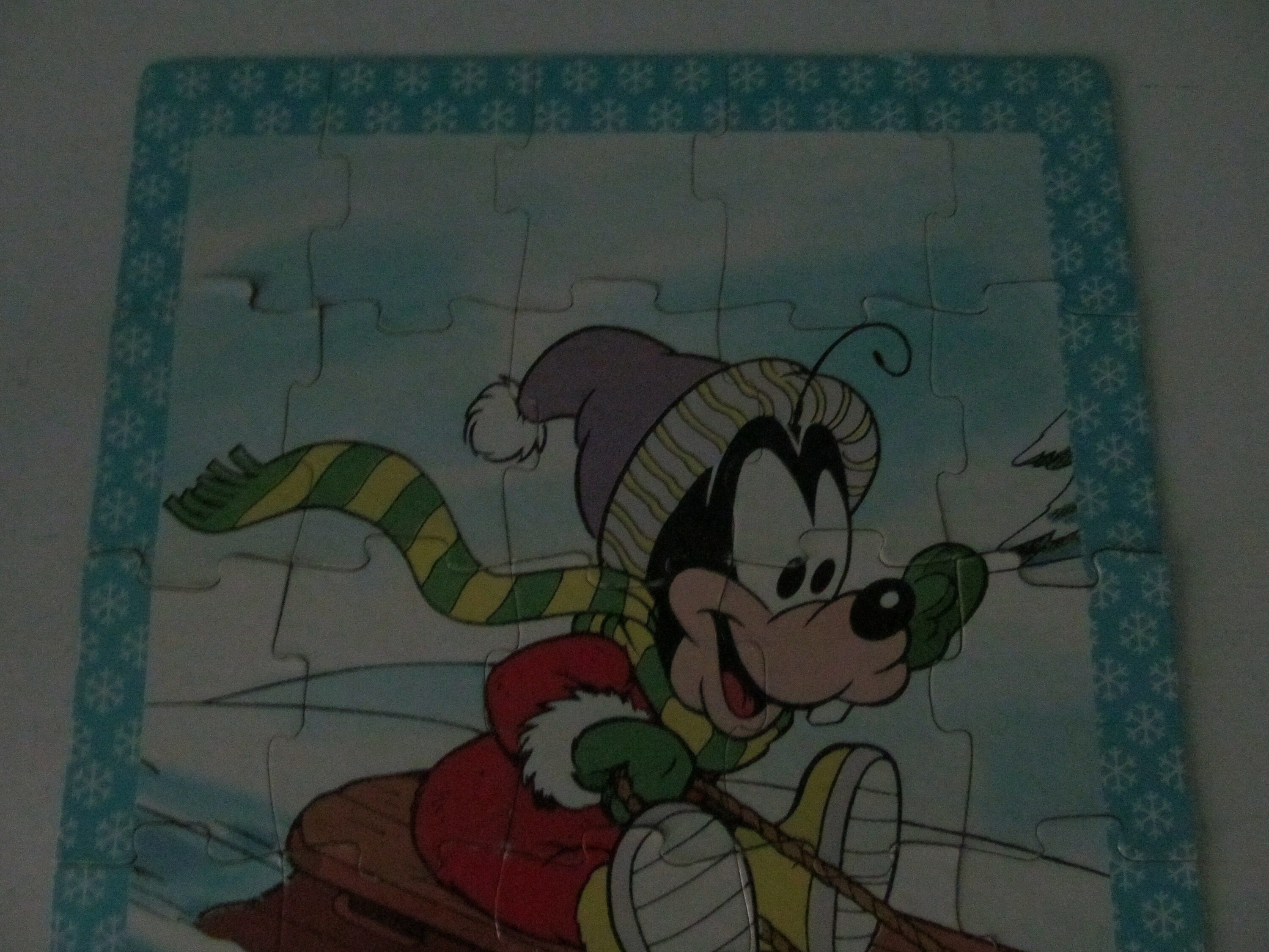 Vintage / Retro Walt Disney's Disney Babies Goofy on Sled | Etsy