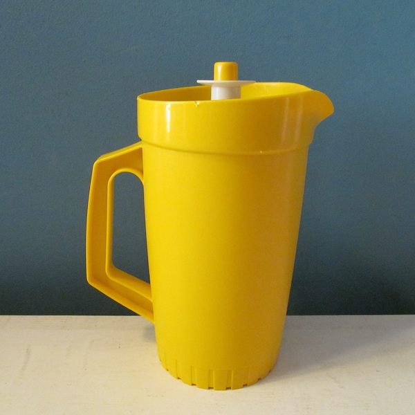 Yellow Ware Pitcher - Etsy